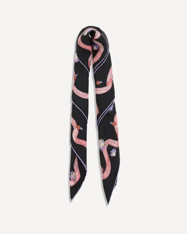 Dolce & Gabbana Silk Scarf With Floral Print