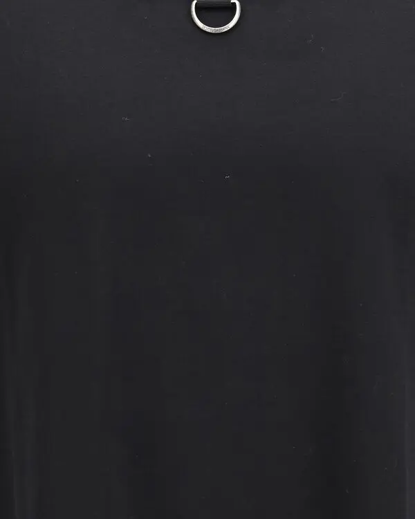Dolce & Gabbana Round Neck Short Sleeve T-shirt With D-ring Detail