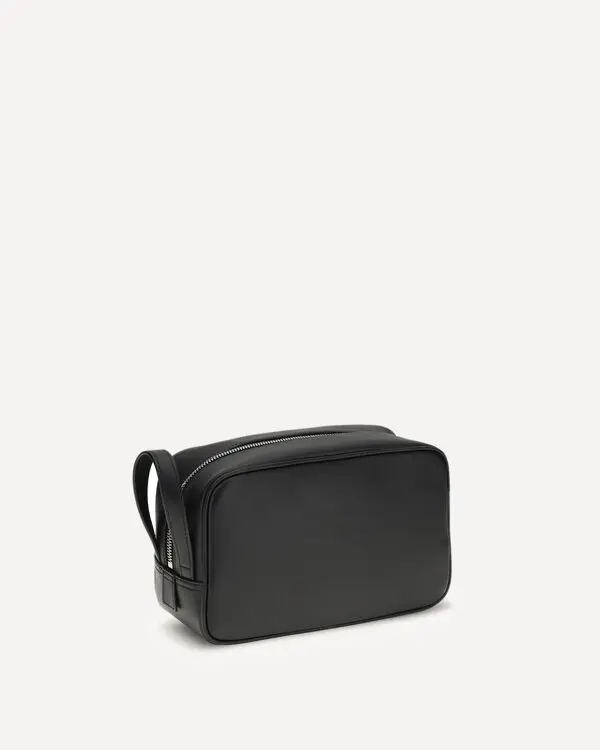 Dolce & Gabbana Leather Beauty Case With Woven Detail