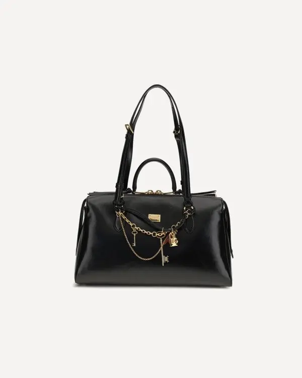 Dolce & Gabbana Vittoria Medium Handbag - Black