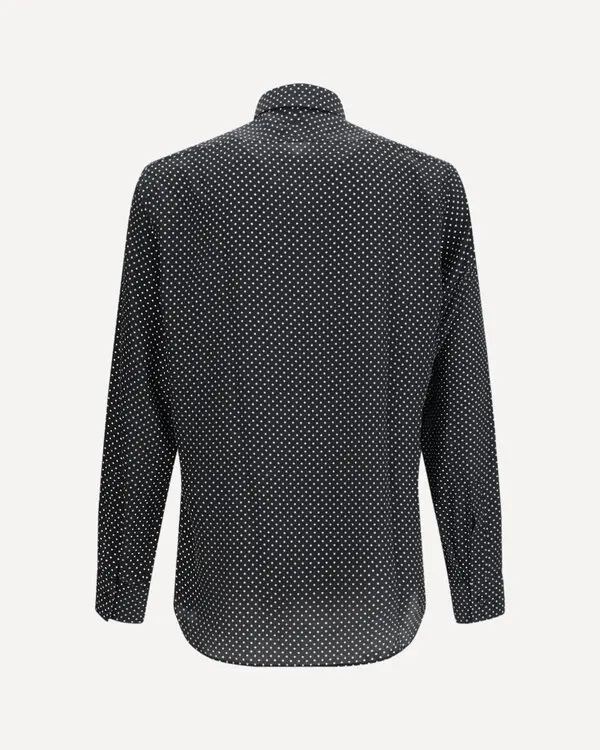TOM FORD Crepe De Dhine Polka Dot Shirt