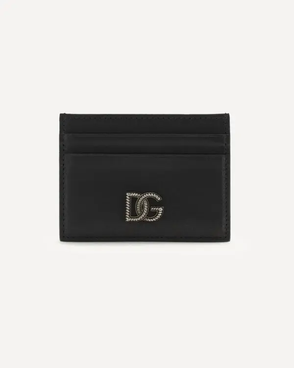 Dolce & Gabbana Leather Card Holder - Black
