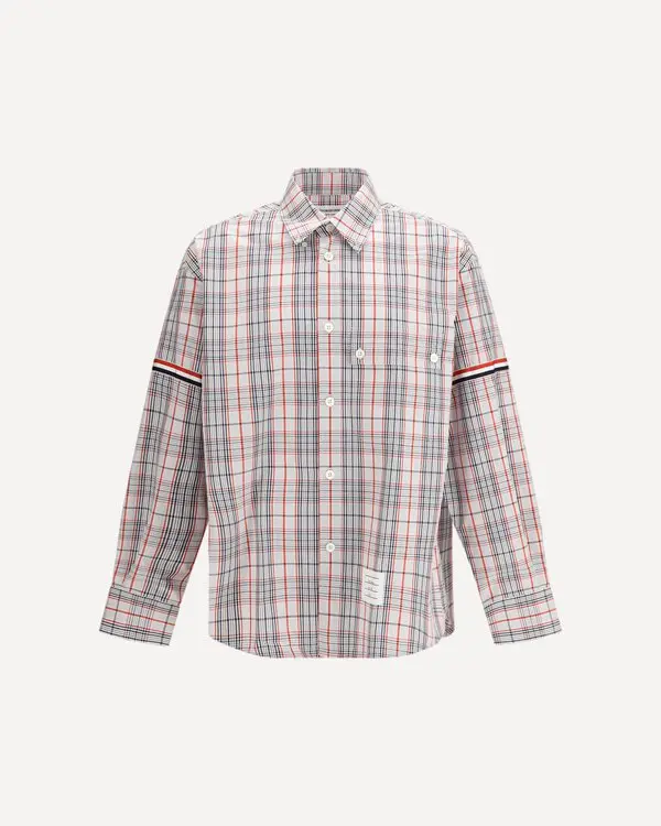 Thom Browne Check Shirt With Tartan Pattern - Multicolour