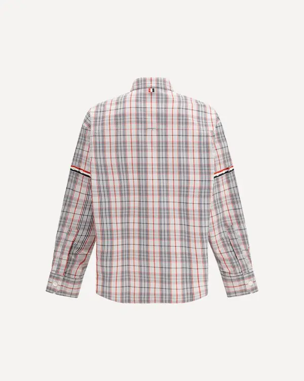 Thom Browne Check Shirt With Tartan Pattern - Multicolour