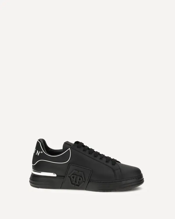 Philipp Plein Phantom Leather Lace-up Sneakers