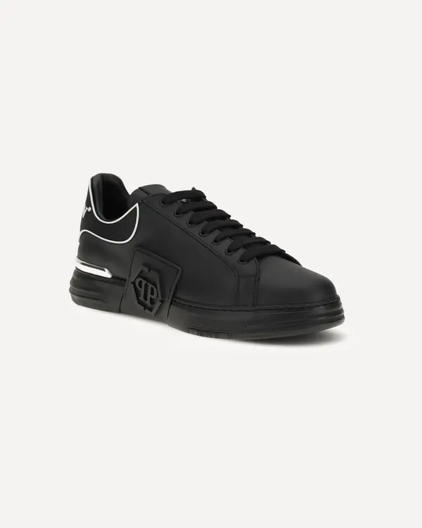 Philipp Plein Phantom Leather Lace-up Sneakers