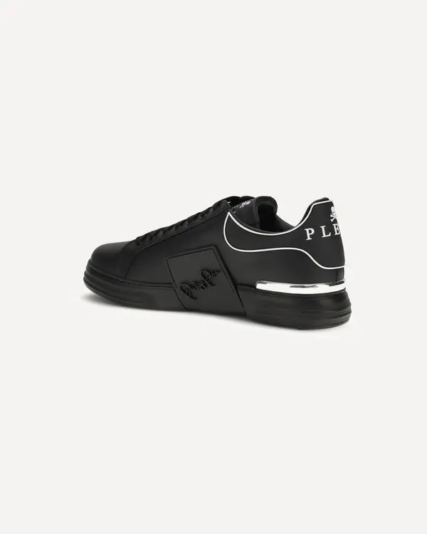 Philipp Plein Phantom Leather Lace-up Sneakers