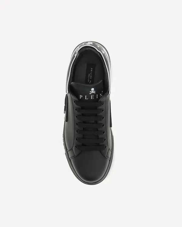 Philipp Plein Phantom Leather Lace-up Sneakers