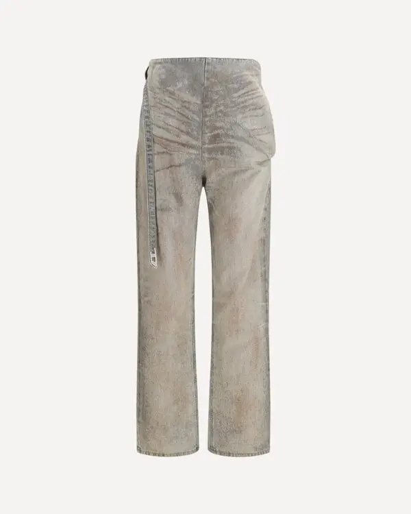 DIESEL® Slim-fit Belted Jeans - Grey