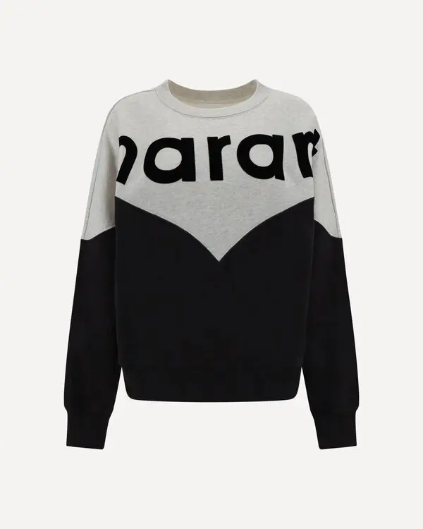 MARANT ETOILE Marant Étoile Cotton Houston Sweatshirt - Grey