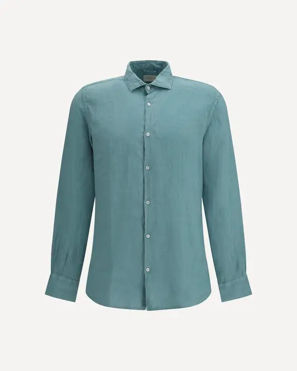 BROOKSFIELD Linen Shirt - Green
