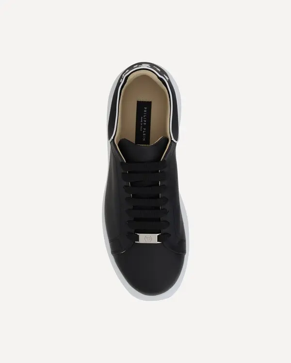 Philipp Plein Leather Lace-up Sneakers