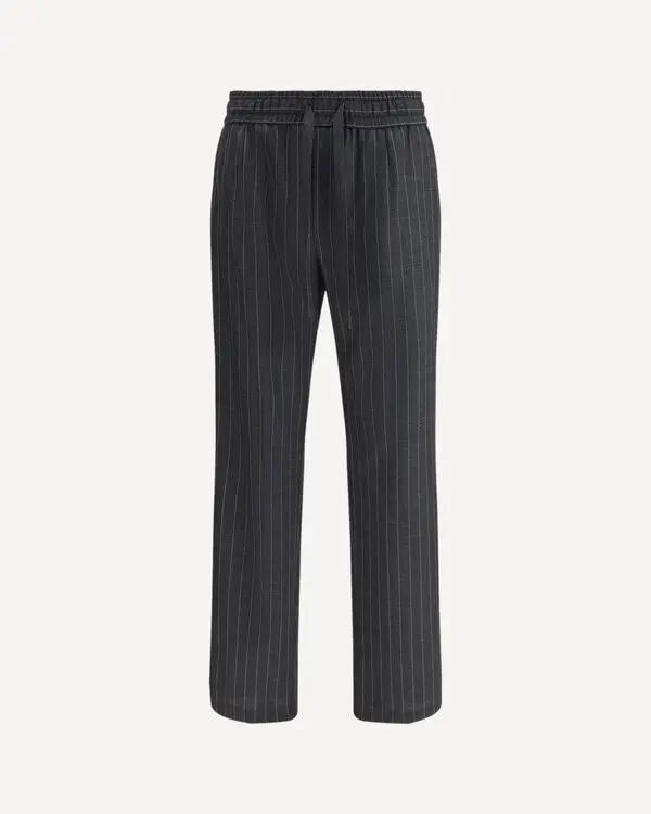 Dolce & Gabbana Wool Pinstriped Trousers - Grey