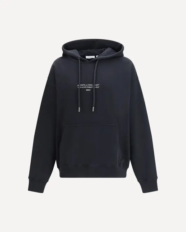 Off-White Statement Skate Hoodie - Black