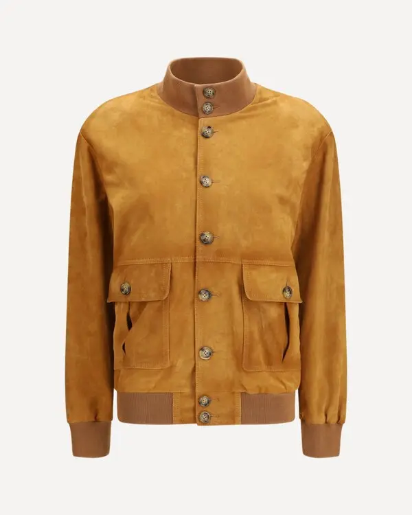 VALSTAR Suede Bomber Jacket