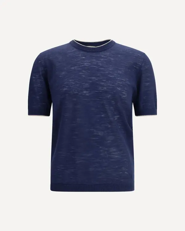 BROOKSFIELD Short-sleeved Linen Blend Shirt