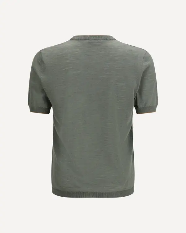 BROOKSFIELD Short-sleeved Linen Blend Shirt