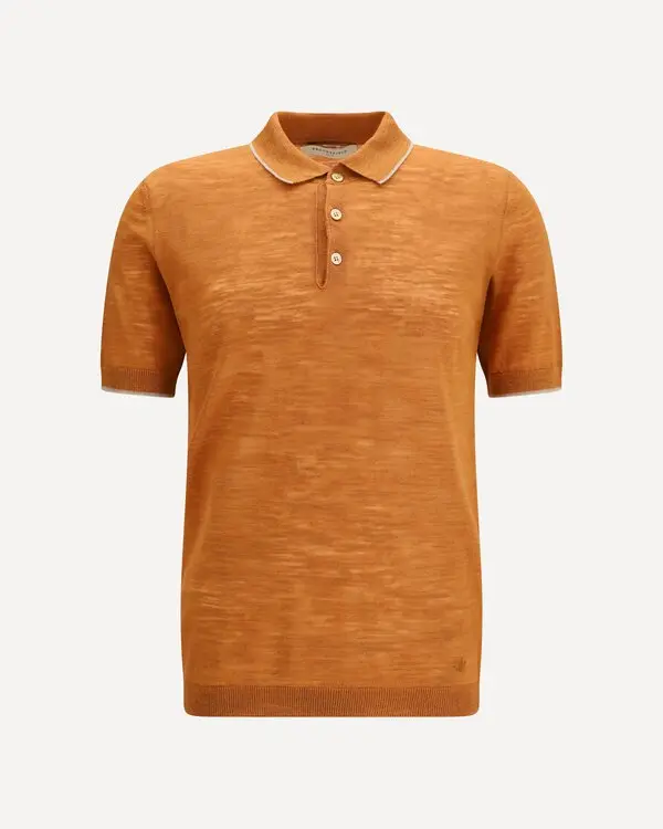 BROOKSFIELD Linen Blend Polo