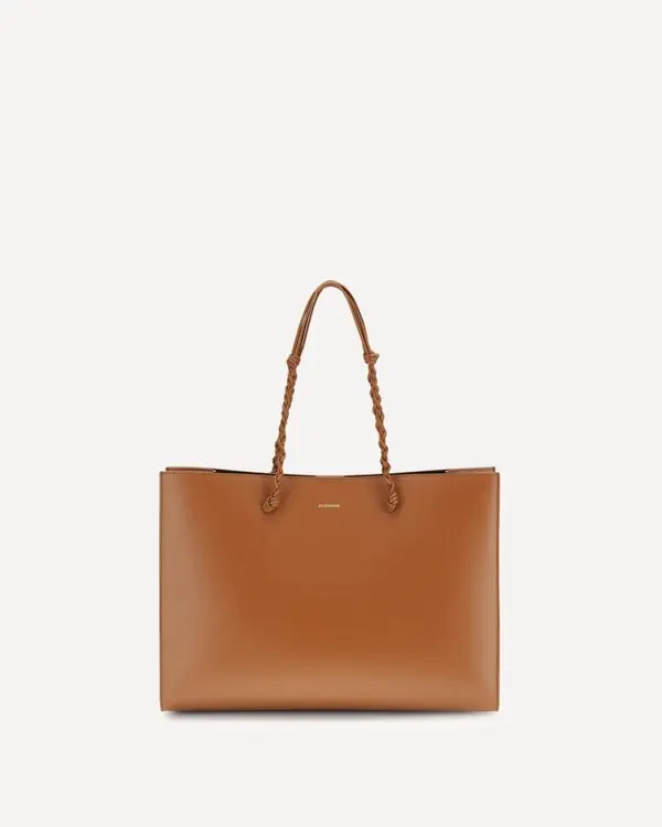 JIL SANDER Tangle Tote Bag - Brown