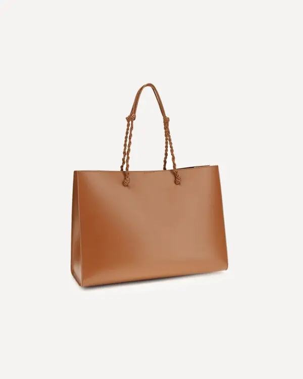 JIL SANDER Tangle Tote Bag - Brown