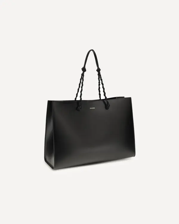 JIL SANDER Tangle Tote Bag - Black