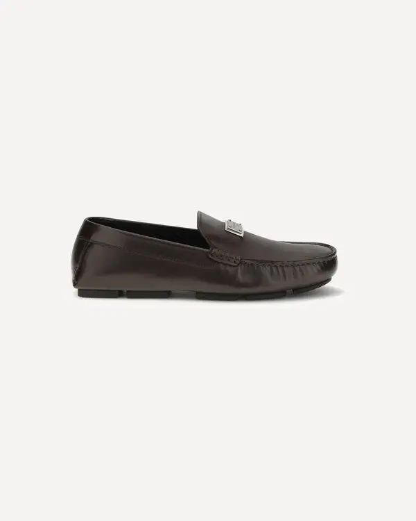 Dolce & Gabbana Dg Driver Loafers - Brown