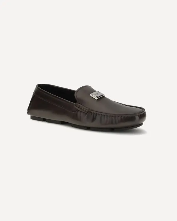 Dolce & Gabbana Dg Driver Loafers - Brown