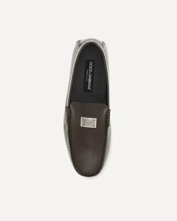Dolce & Gabbana Dg Driver Loafers - Brown