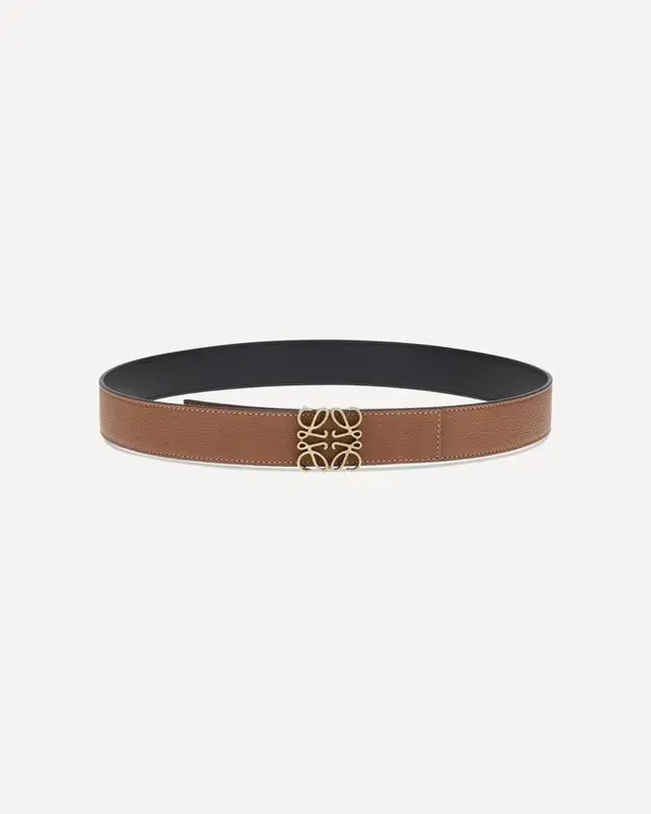 Loewe Anagram Reversible Belt - Brown