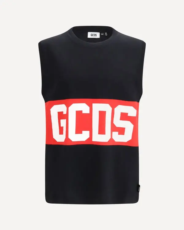 Gcds Tank Top With Logo Band