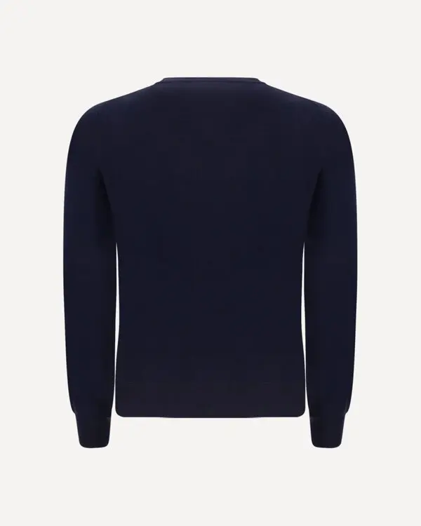 Brunello Cucinelli Virgin Wool Sweater - Blue