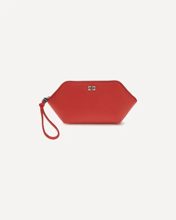 GANNI Pouch Bou Make Up With Butterfly Logo Embellishment