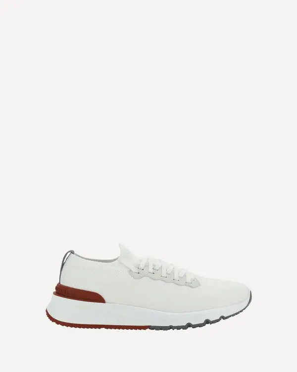 Brunello Cucinelli Cotton Lace-up Sneakers