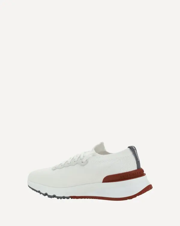 Brunello Cucinelli Cotton Lace-up Sneakers