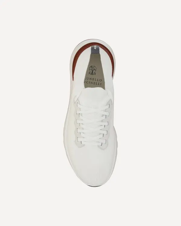 Brunello Cucinelli Cotton Lace-up Sneakers
