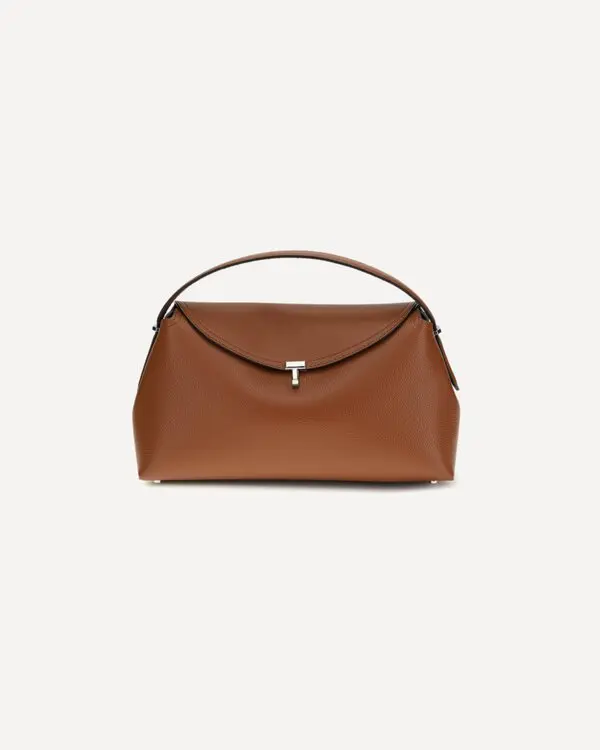TOTEME T-lock Hand Bag - Brown
