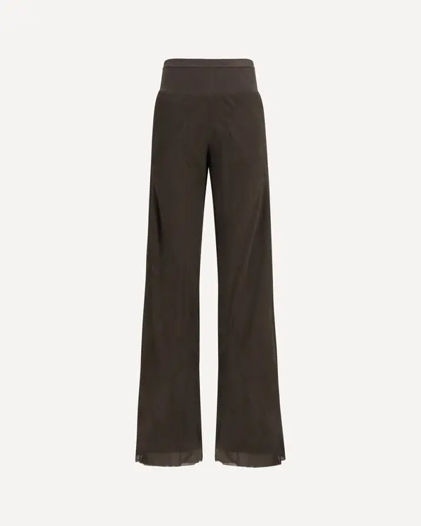 Rick Owens Bias Cut Wide Leg Trousers