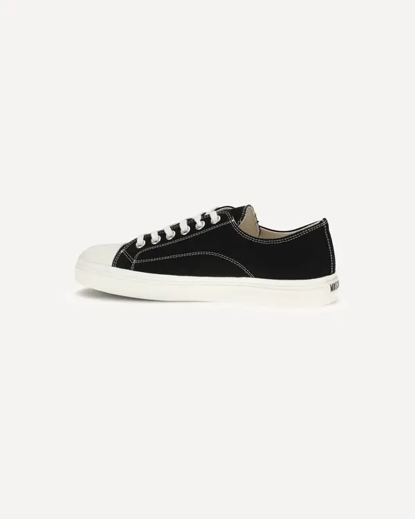 Moschino Canvas Couture Lace-up Sneakers