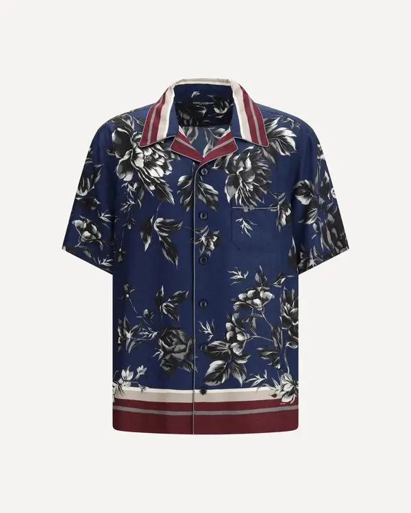 Dolce & Gabbana Silk Short-sleeve Shirt
