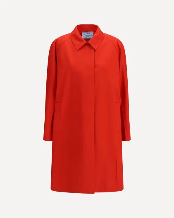 Prada Cotton Gabardine Coat