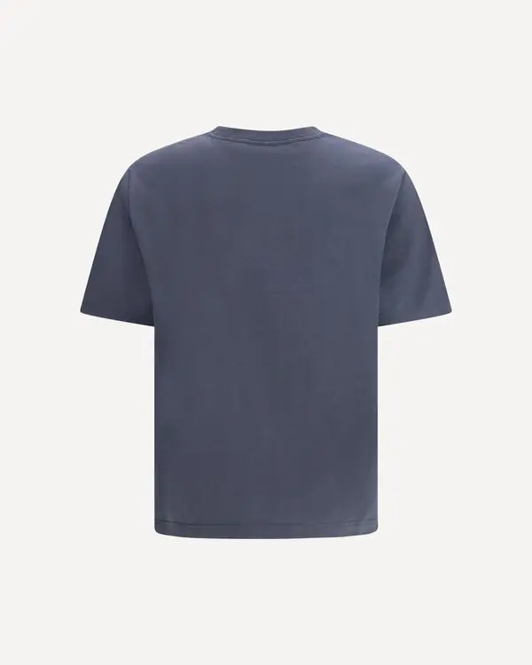 Maison Kitsuné T-shirt In Organic Cotton With Dressed Fox Application Ale
