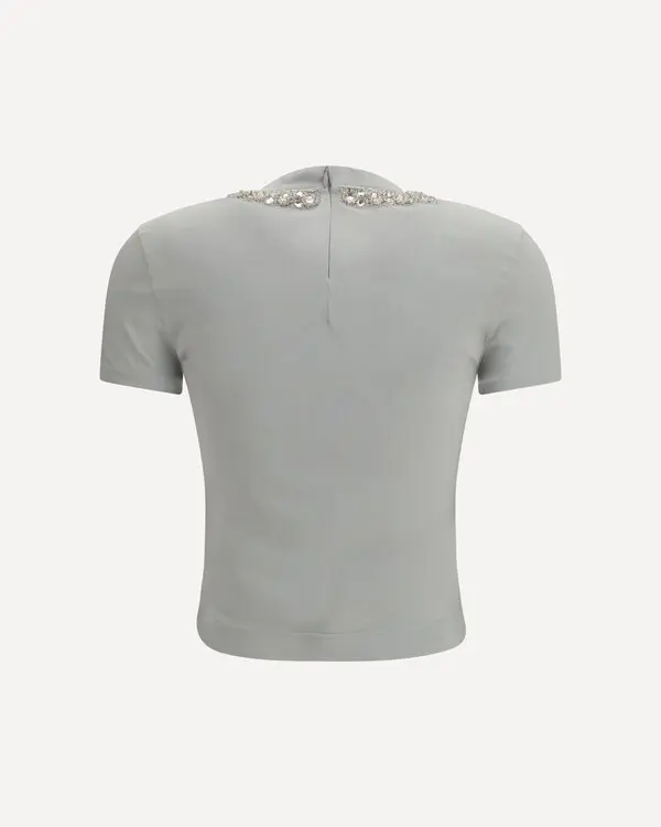 Dolce & Gabbana Jersey T-shirt With Print And Embellishments