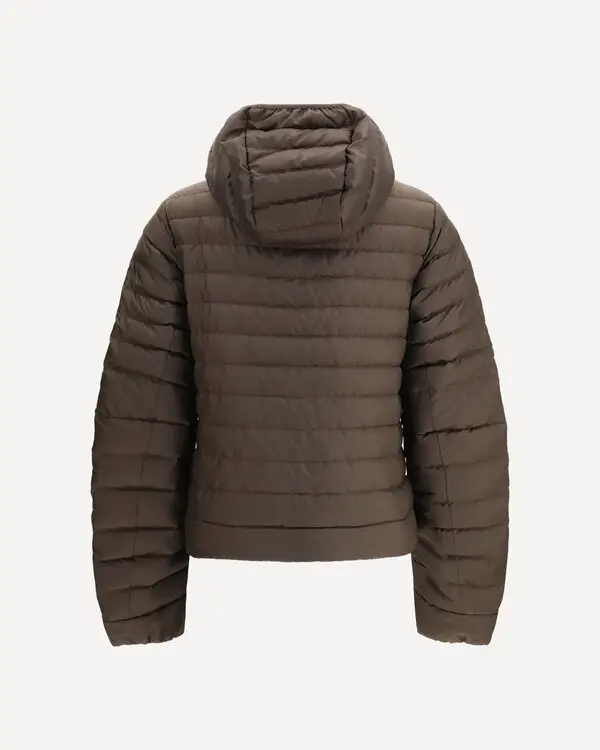 Canada Goose Aethera Tonal Label Hooded Jacket - Brown