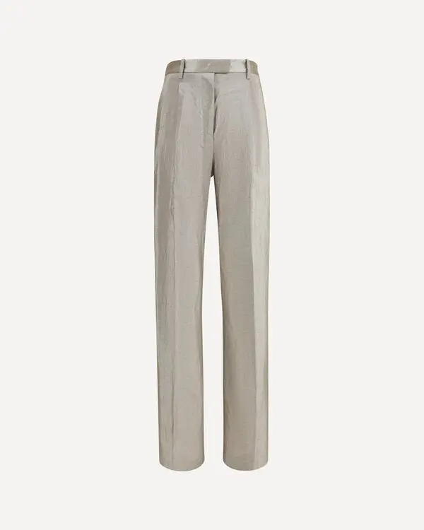 FORTE_FORTE Lurex Tweed Pants With Micro Sequins And Shimmering Thread