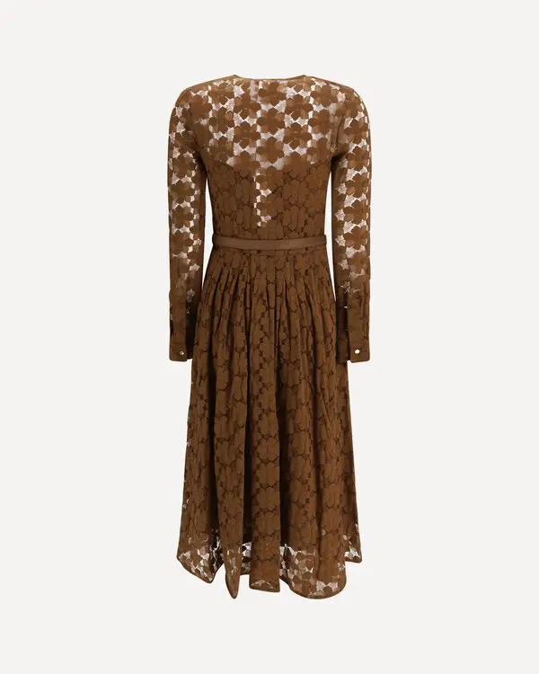 Max Mara Agrume Midi Dress In Lace