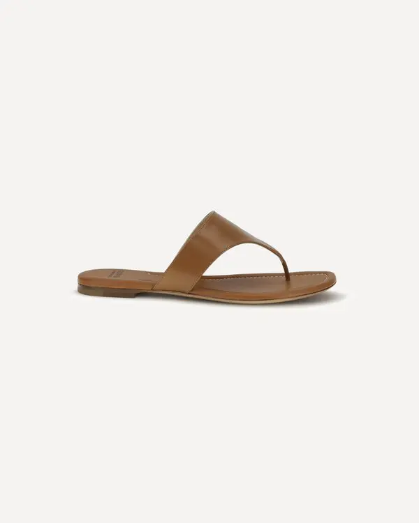 FRANCESCO RUSSO Leather Flip Flops