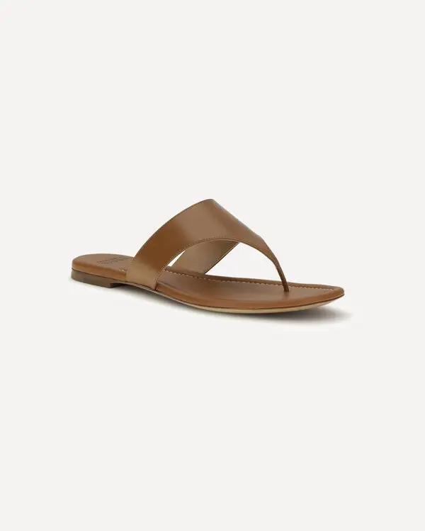 FRANCESCO RUSSO Leather Flip Flops