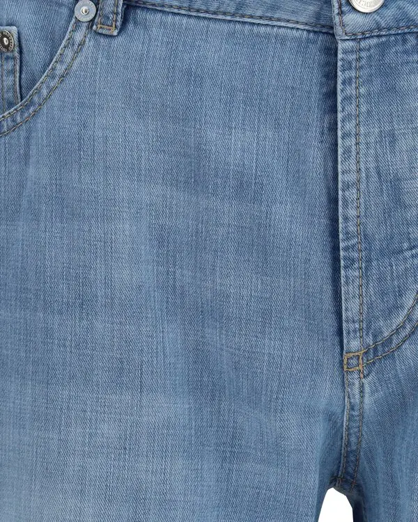 Brunello Cucinelli Cotton Jeans With Distressed Effect