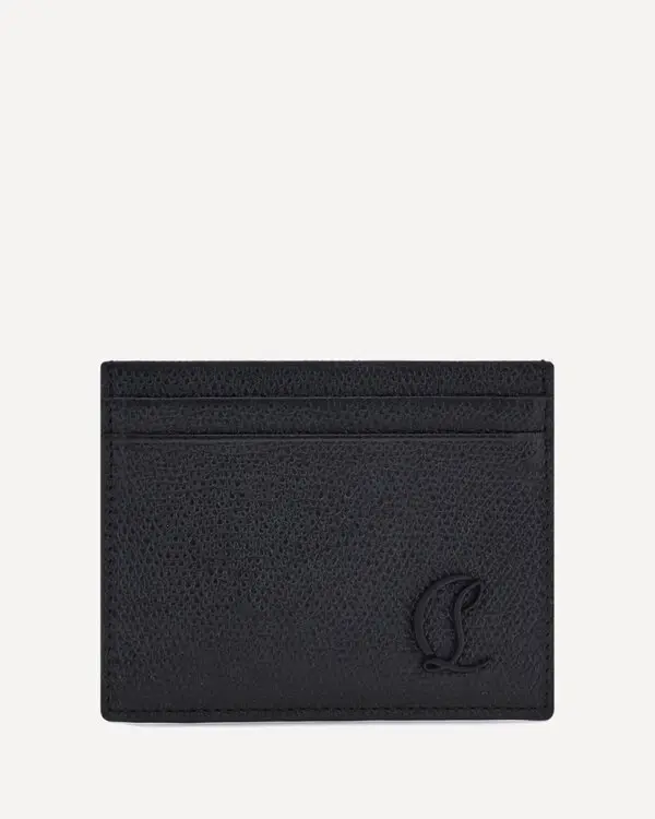 CHRISTIAN LOUBOUTIN Logo Card Holder - Black