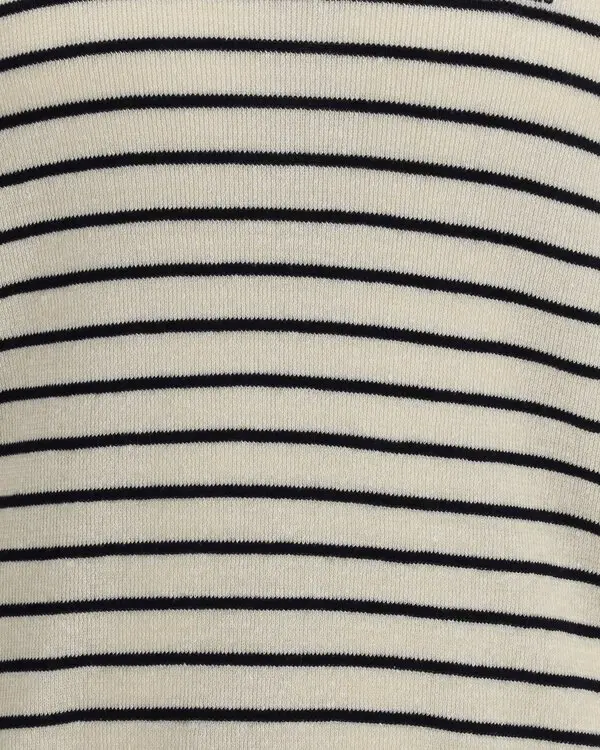 Prada Jacquard Wool And Cotton Blend Striped Sweater
